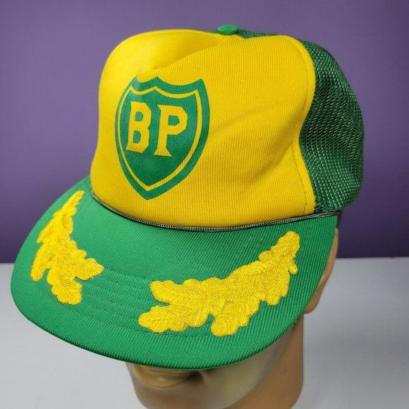T.I. | Accessories | Vintage Bp British Petroleum Snapback Trucker Hat ...